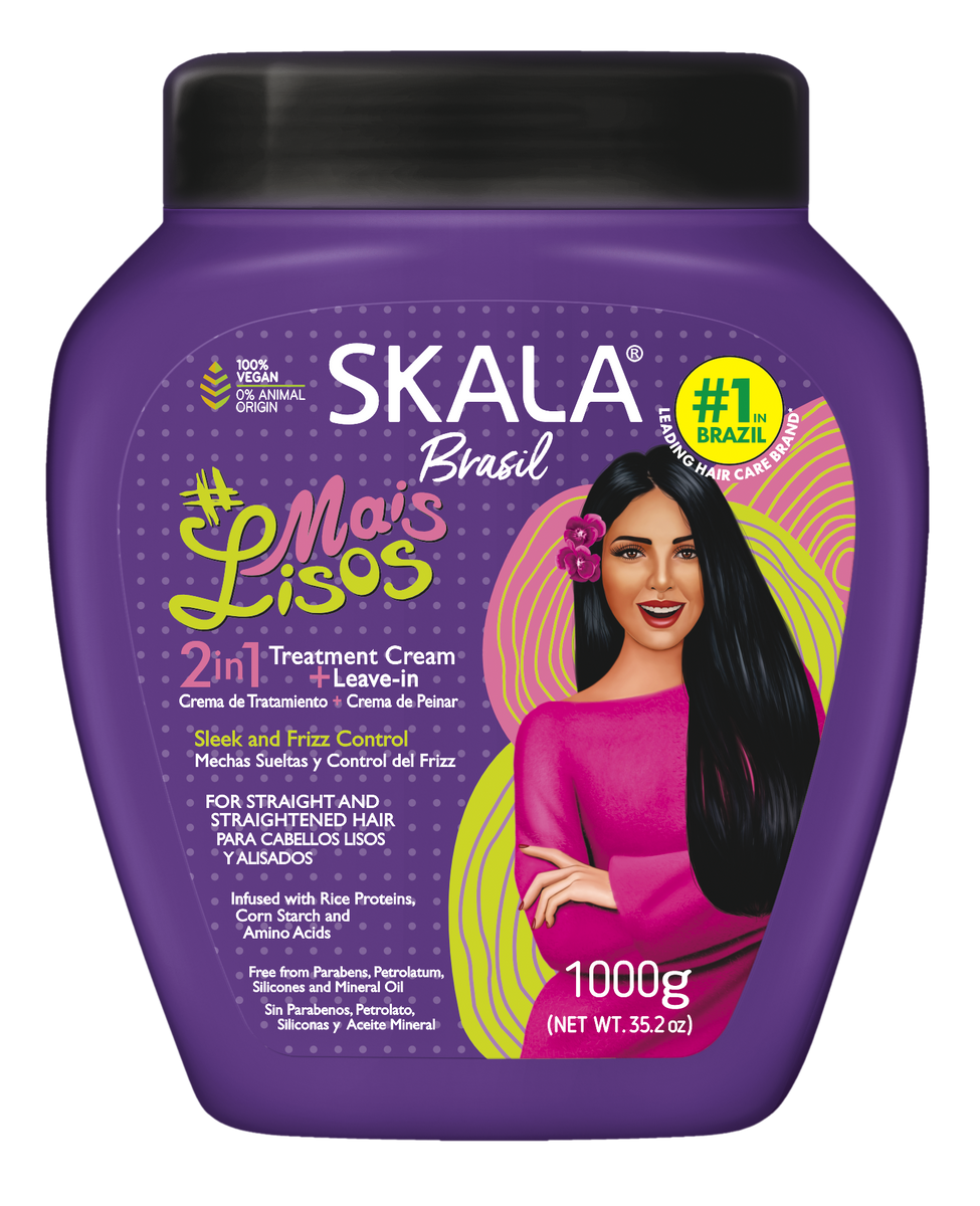 SKALA STRAIGHT 2 IN 1 HAIR CONDITIONING TREATMENT CREAM / MAIS LISOS 1 ...